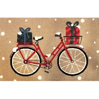 Presents On Bike size 24"x36" - Bed Bath & Beyond - 41646178
